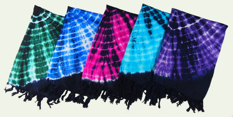 SarongsEtc.com - Spider Web Tie-Dye Sarongs